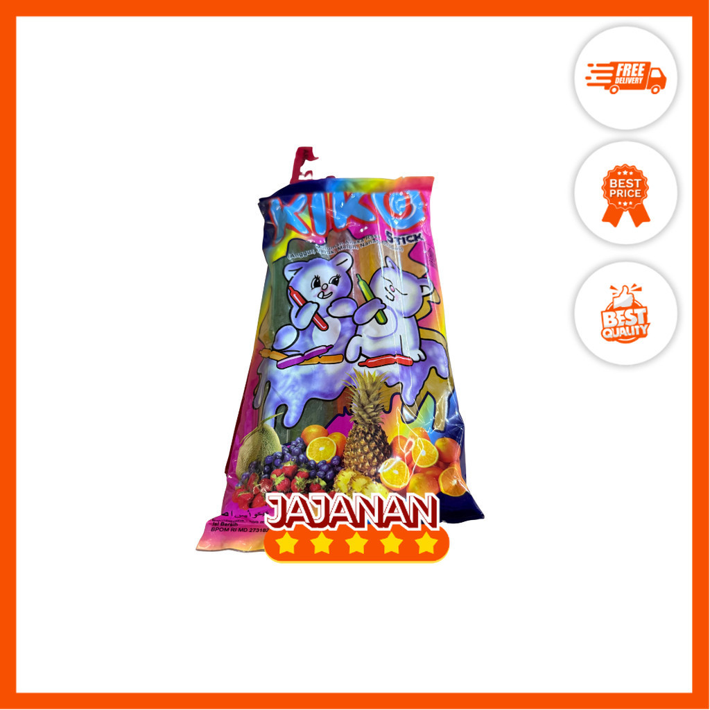 Jual Kiko Ice Stick Bag Es Cemilan Anak Isi 10 x 50ml/70ml | Jajanan ...