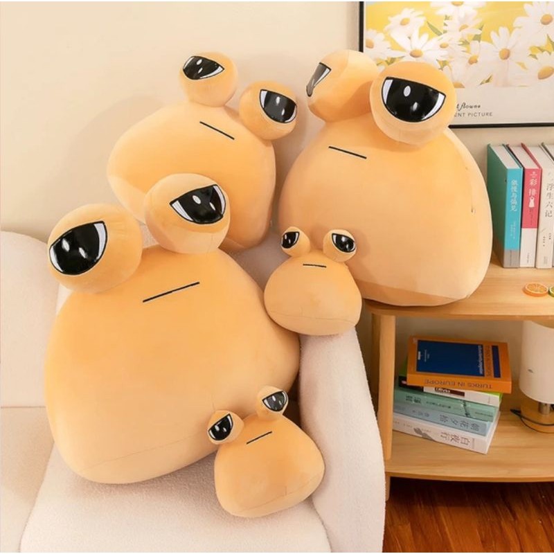 Jual BONEKA POU GIANT POU JUMBO ALIEN BESAR ALIEN GIANT 55cm My Pet ...