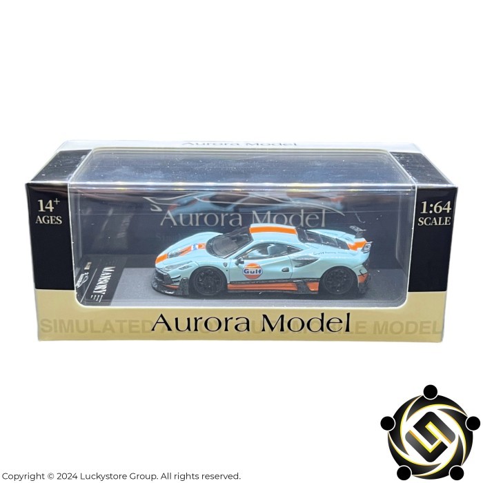 Jual Aurora Model 1:64 Mansory Ferrari F8XX Tributo Gulf with Carbon ...