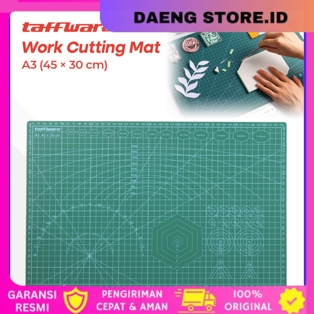 Jual Taffware Work Cutting Mat Pad A3 45 x 30cm Alas tatakan potong cutting cutter memotong Alas ...