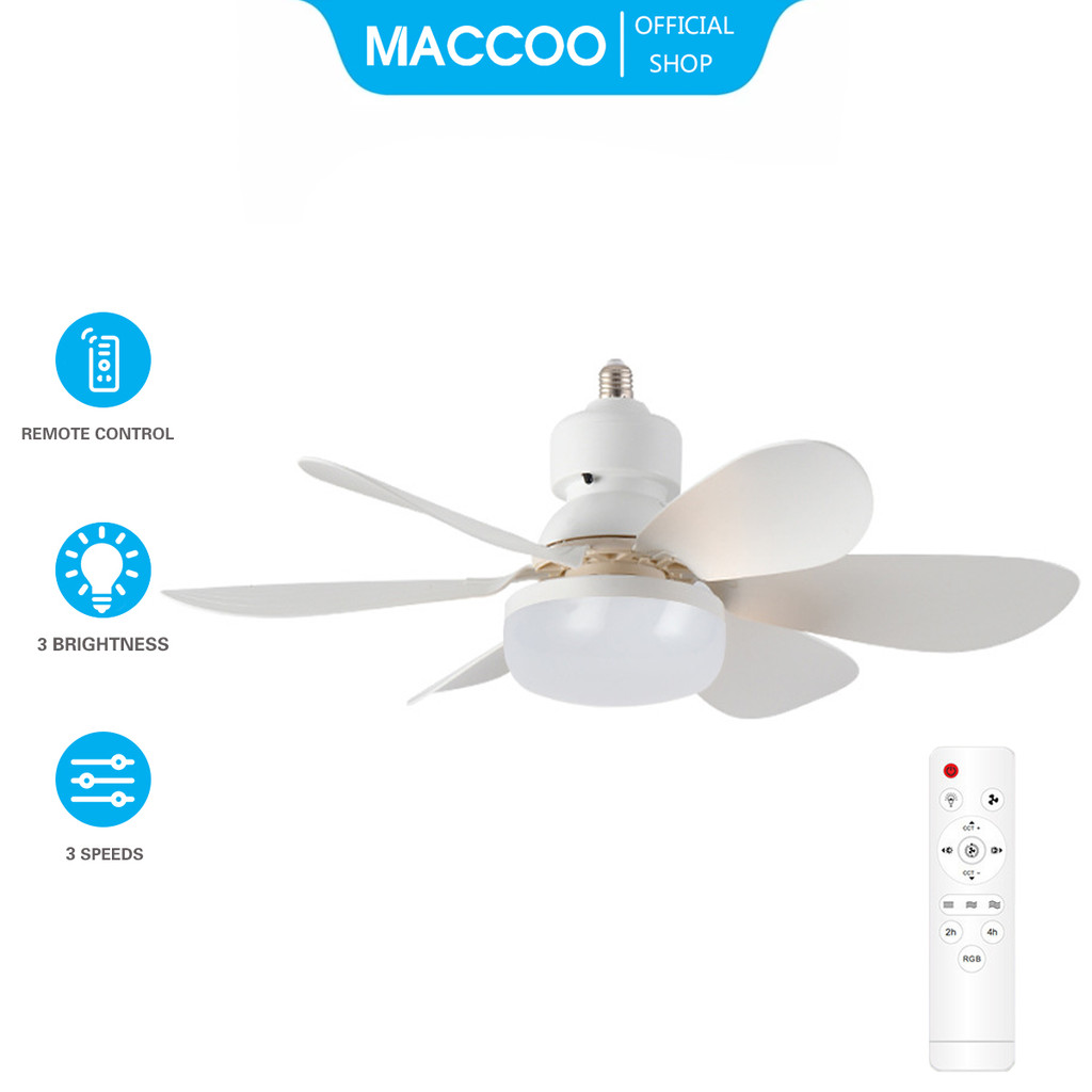 Jual MACCOO Lampu Kipas 2 in 1 Langit-langit LED Yang Dikendalikan Dari ...