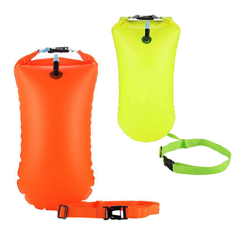 Jual PVC Swimming Bucket Dry Bag Inflatable Open Swimming Buoy Tow ...