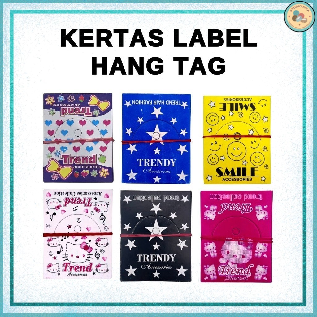 Jual Kertas Lebel aksesoris isi 100 lembar | Shopee Indonesia