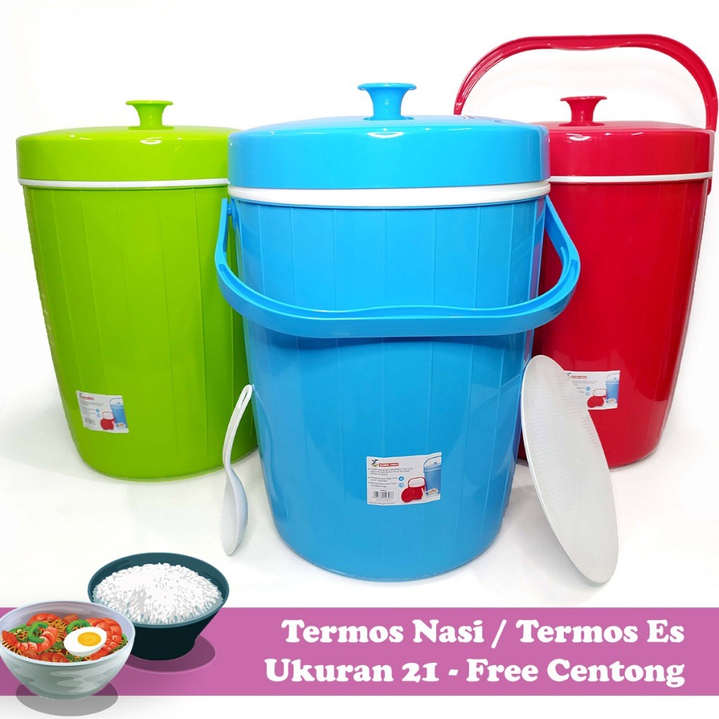 Jual VF67YH Termos Nasi 4 6 8 10 14 17 21 Global Eagle / Termos Es Batu ...