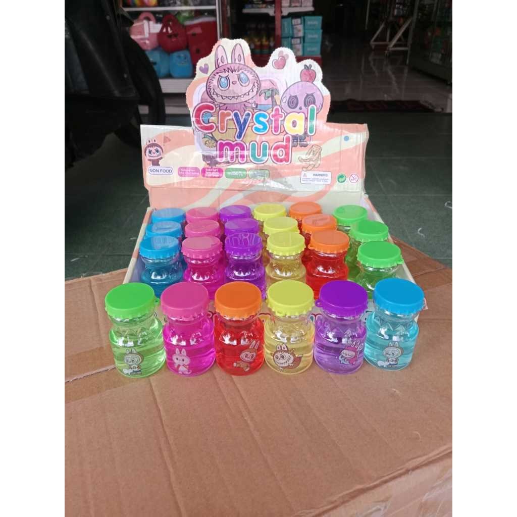 Jual MAINAN WATER SLIME LABUBU/VIRAL SLIME CRYSTAL MUD / SLIME SUSU ...