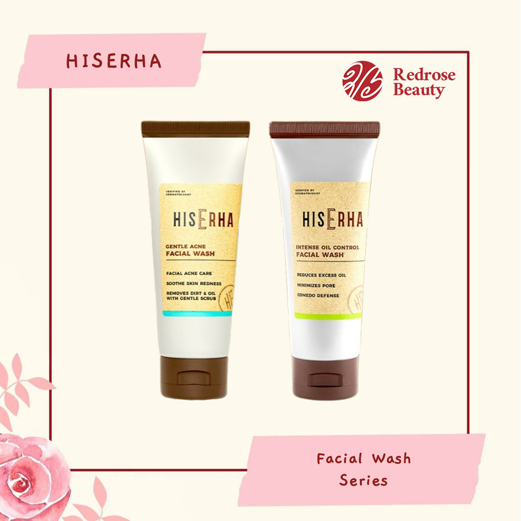 Jual HISERHA Gentle Acne Facial Wash / Intense Oil Control Facial Wash ...