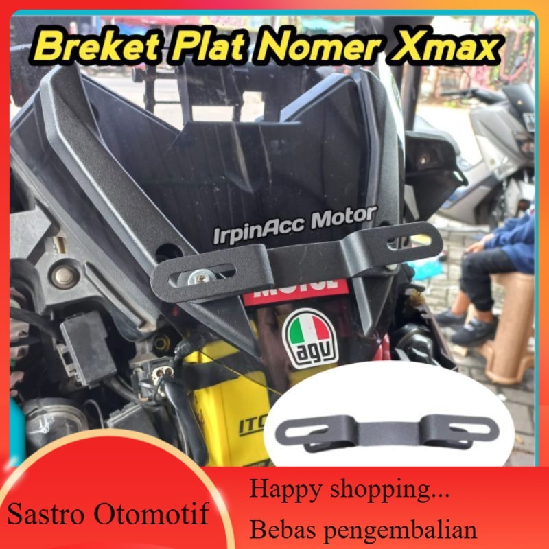 Jual Breket Plat Yamaha motor Xmax 250 Brackt Napol Di Visor Yamaha ...