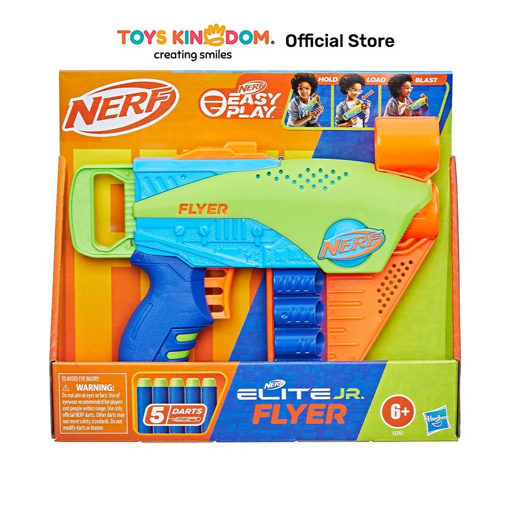 Jual Toys Kingdom Nerf Elite Junior Flyer F6751 Toys Kids Toy Senjata ...