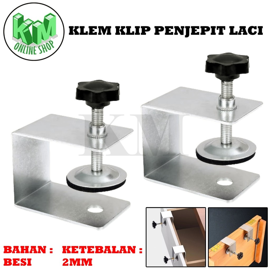 Jual U Clamp Instalasi Depan Laci Bahan Besi Klem Penjepit Laci Drawer ...