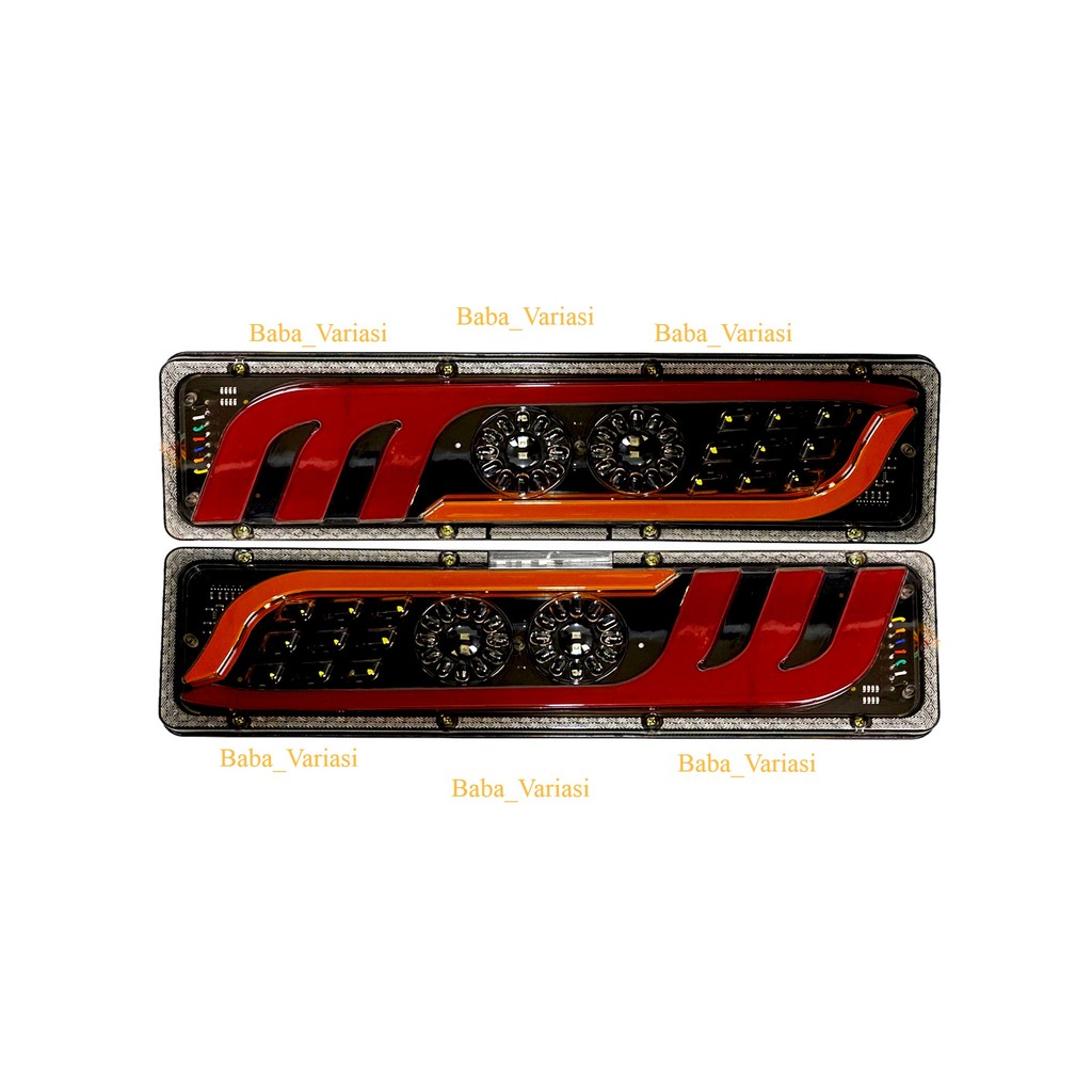 Jual Lampu Variasi Mobil Truk Stop Lamp ST 2449-3 - 46 cm 24 Volt ...