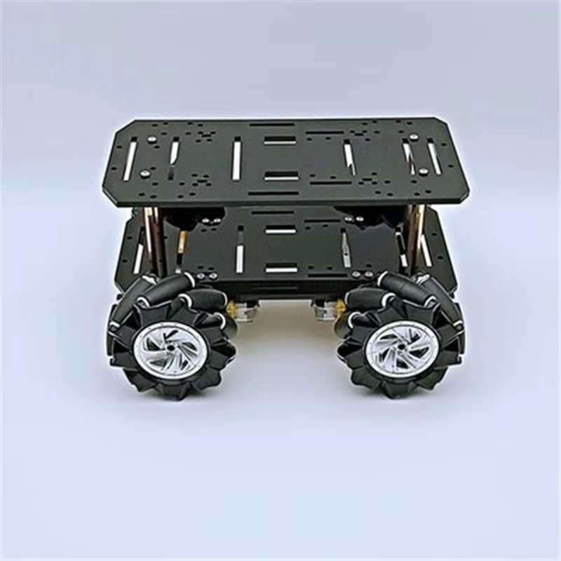 Jual 4Wd Smart Robot Car Chassis With TT Motor 4Pcs 80Mm Mecanum Wheels ...