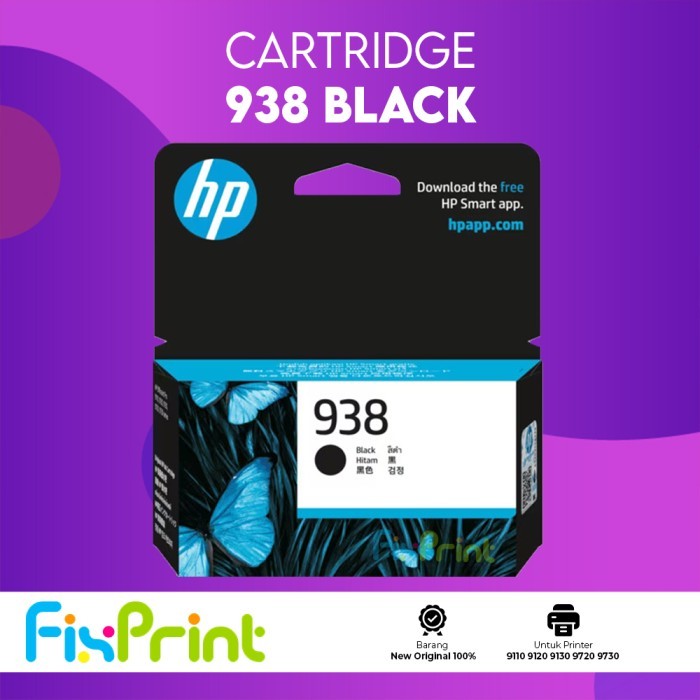 Jual FixPrint Tinta Cartridge HP938 CMYK Refill Printer HPOfficejet ...