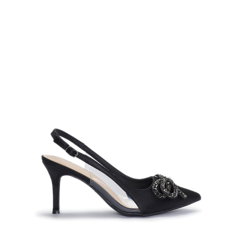 Jual Payless Nine West Womens Evalyn Slingback Heels - Black_04 ...