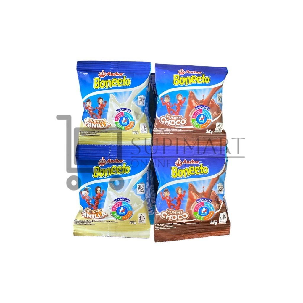 Jual Boneeto Susu Bubuk 25gr Isi 10pc Sachet All Varian / Nutrisi untuk ...