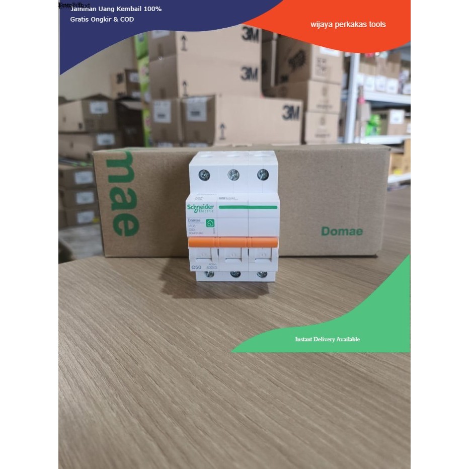 Jual Schneider Electric NEW DOMAE MCB 25A 3P - DOMF01325 | Shopee Indonesia