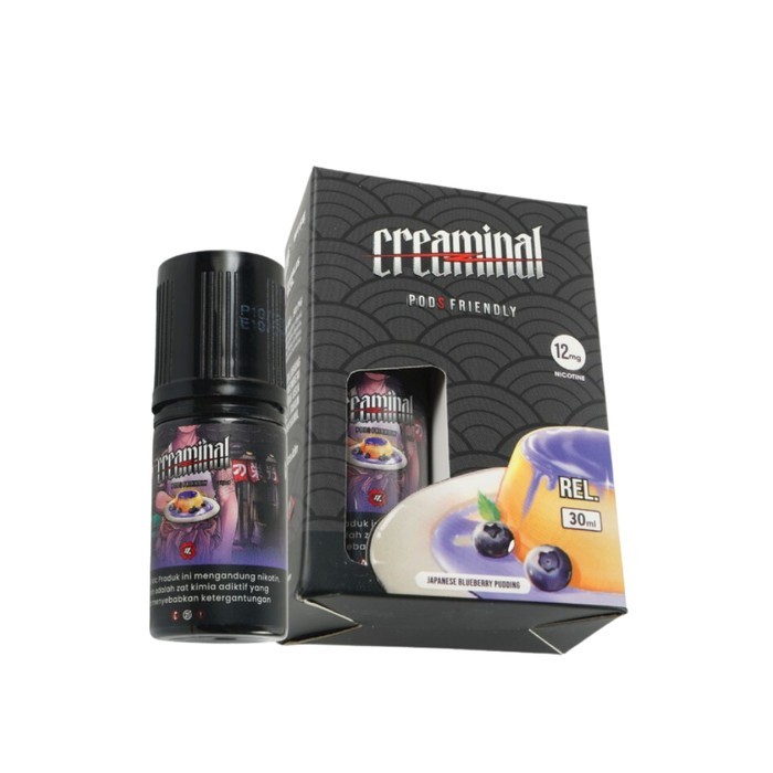 Jual SALT - Creaminal Japanese BLUEBERRY Pudding 30ML by Unwise.ID x ...