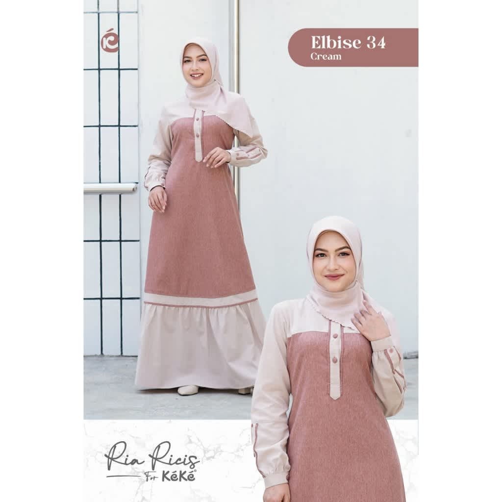 Jual KEKE GAMIS DEWASA GDK ELBISE 34 CREAM | Shopee Indonesia