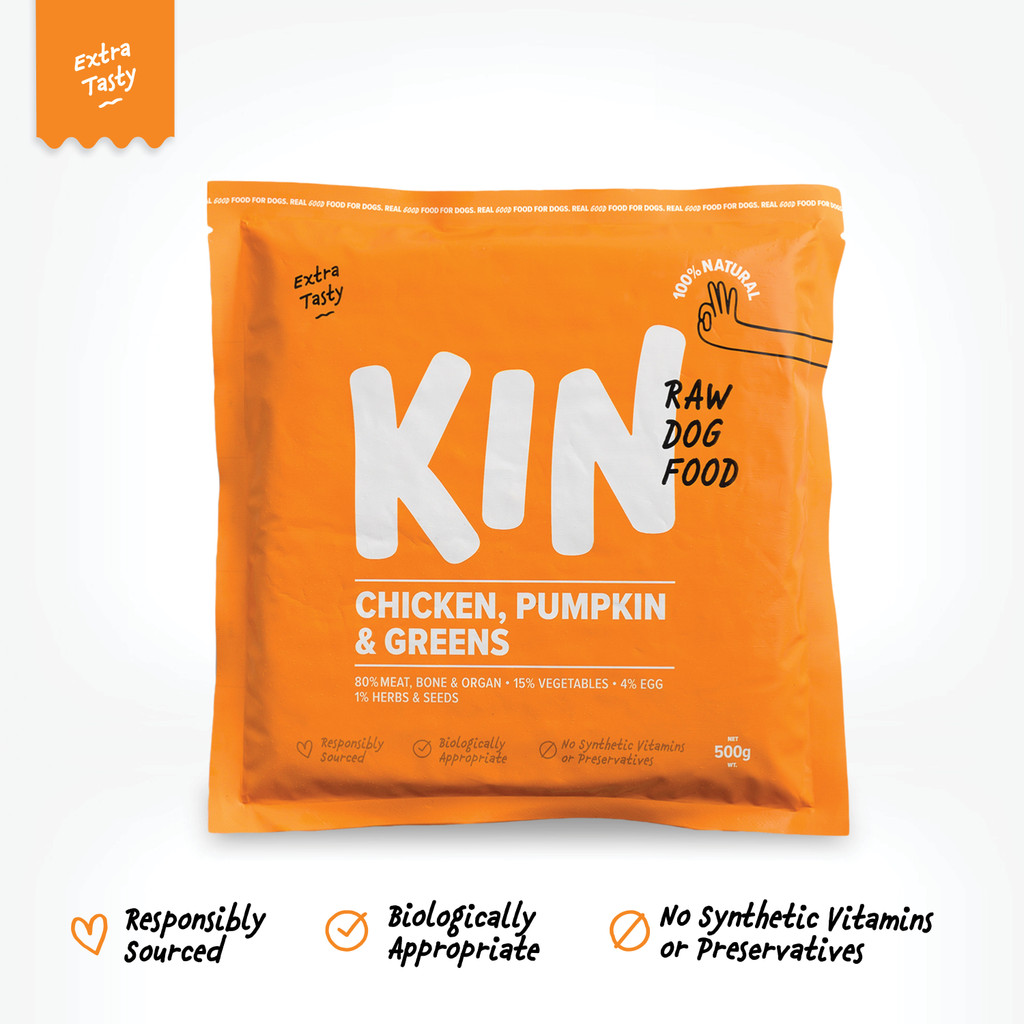 Jual CHICKEN PUMPKIN & GREENS - KIN DOG FOOD - cp | Shopee Indonesia