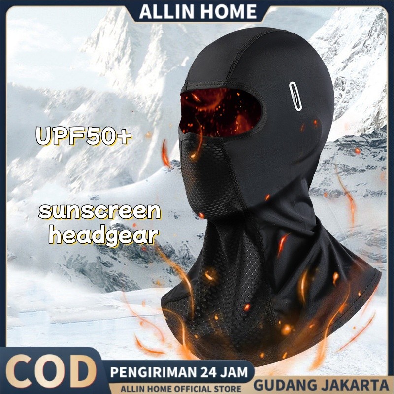 Jual 【ALLINHOME】Topeng Wajah Balaclava Motor Pembunuh Sepeda Topeng UV ...