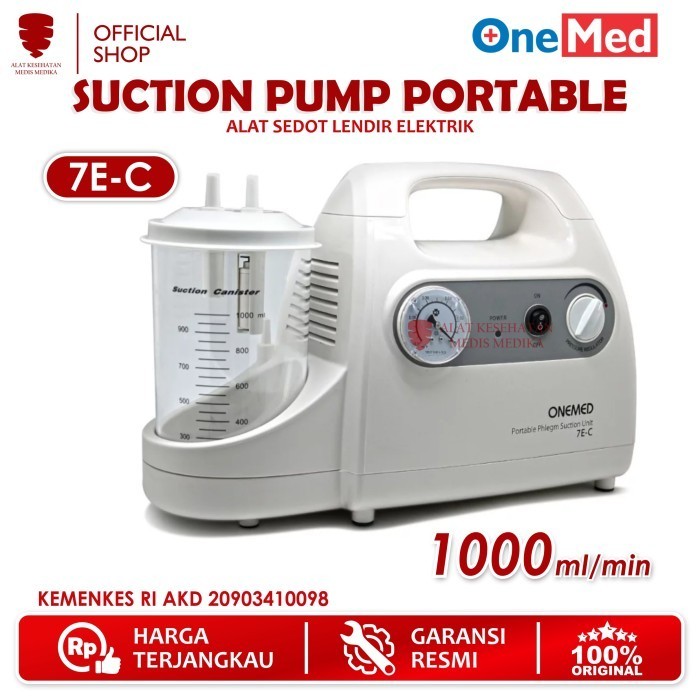 Jual Suction Pump 7E-A Alat Sedot Portable Phlegm Suction Unit General Care Medis | Shopee Indonesia