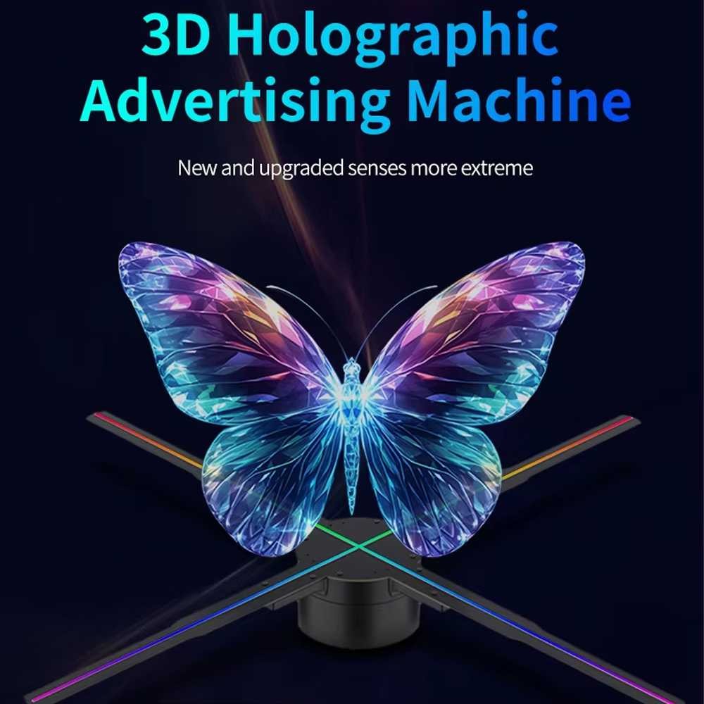 Jual VIGAOT Proyektor Kipas 3D Hologram Display Fan Projector LED 65cm - P65 -DP | Shopee Indonesia