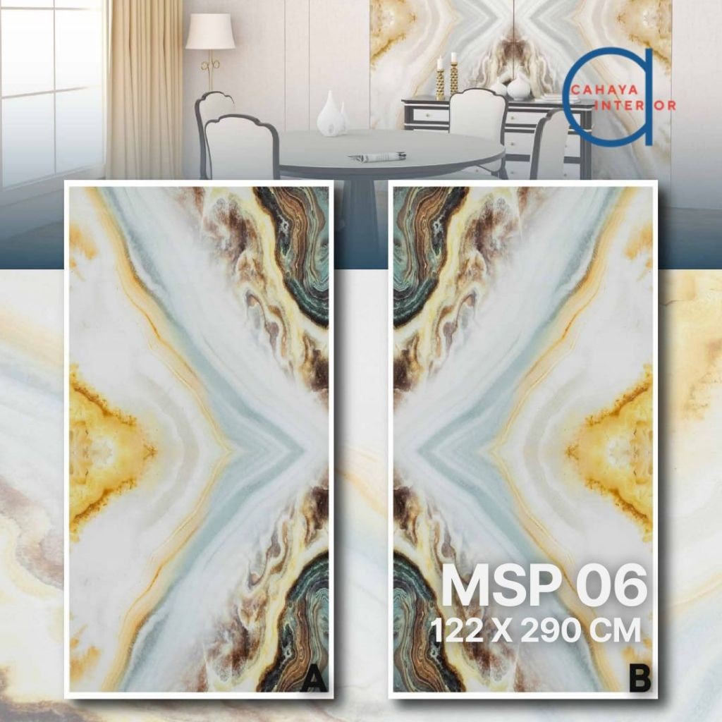 Jual UPVC Marmer Motif Nyambung Bookmatch Murah – Panel Dinding Elegan ...