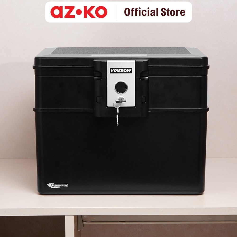 Jual AZKO Krisbow Griffin Brankas Tahan Api Chest Fire Safe Brangkas ...