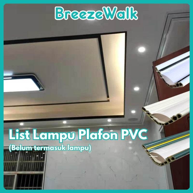 Jual BreezeWalk - List Lampu Plafon PVC / List Lampu LED Termurah ...