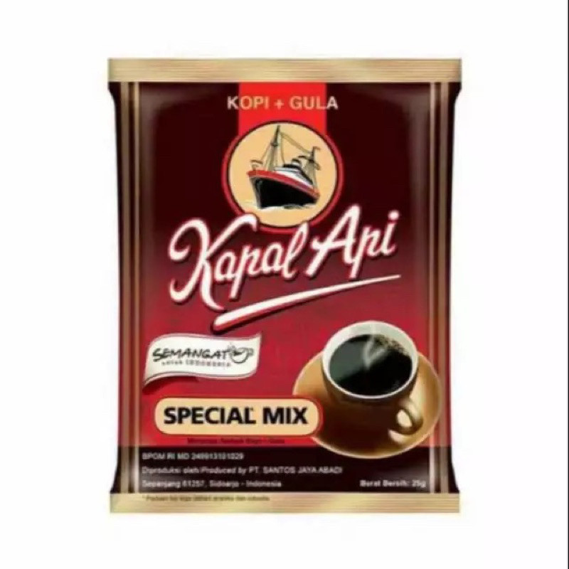 Jual Kopi Kapal Api Special Mix Sachet 25gr | Shopee Indonesia