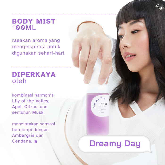 Jual "D.LTA" - READY STOCK Joylab Body Mist Parfum - 100 mL - Dreamy ...