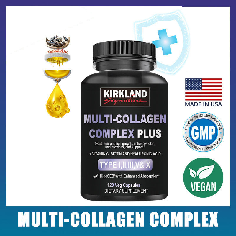 Jual Multi Collagen Plus Supplement Support Hair Growth Skin Nails ...