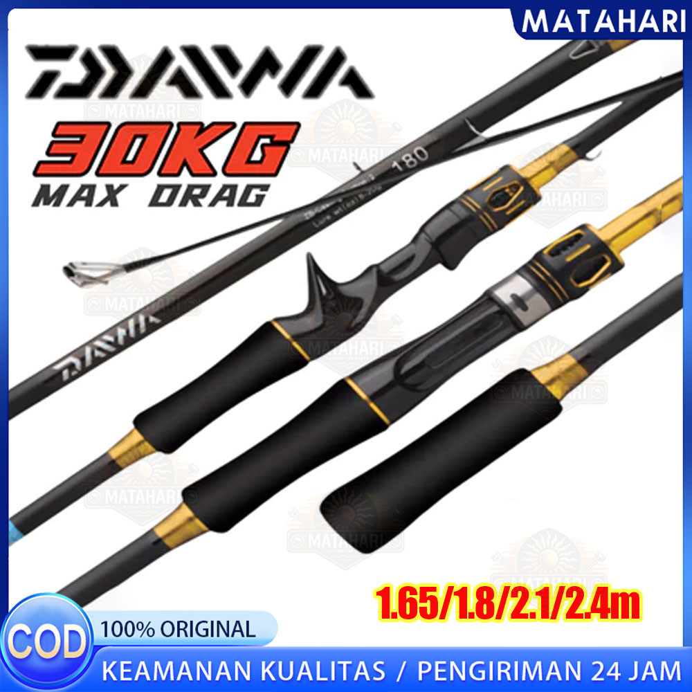 Jual DAIWA Carbon Spinning Rod Casting Rod Ultralight Fishing Rod Combo SET Joran Pancing ...