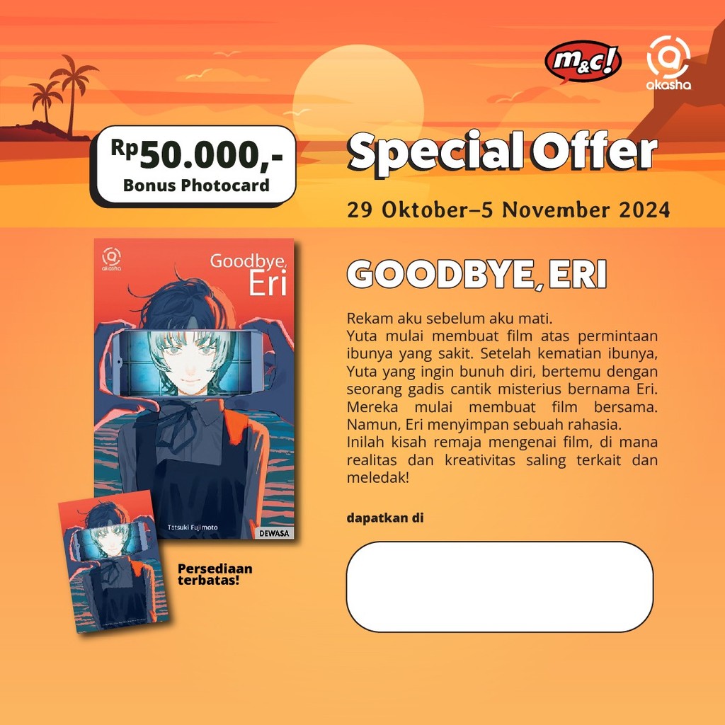 Jual Goodbye, Eri oleh Tatsuki Fujimoto - Komik M&C | Shopee Indonesia