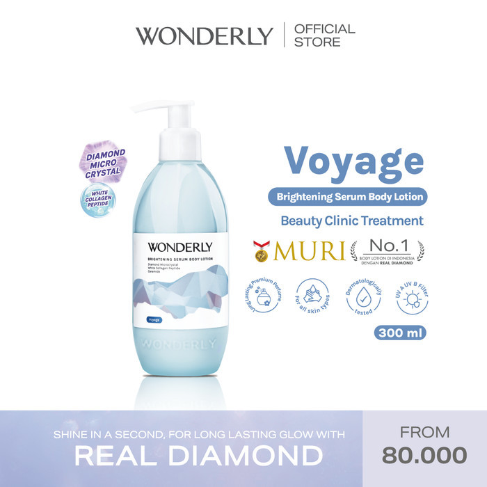 Jual GK Wonderly Brightening Serum Body Lotion Voyage Mencerahkan Tubuh ...