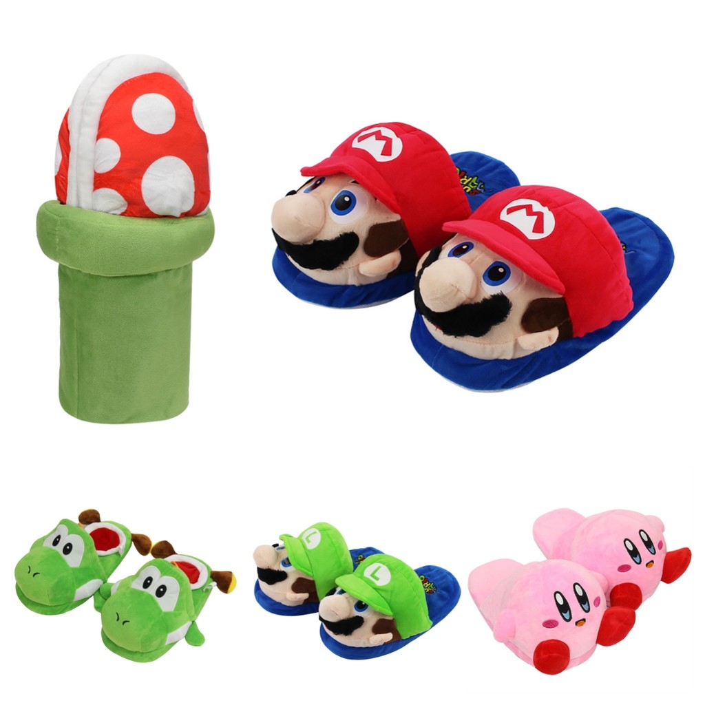 Jual 4 Styles Super Mario Luigi Yoshi Poison Piranha Plant Plush ...