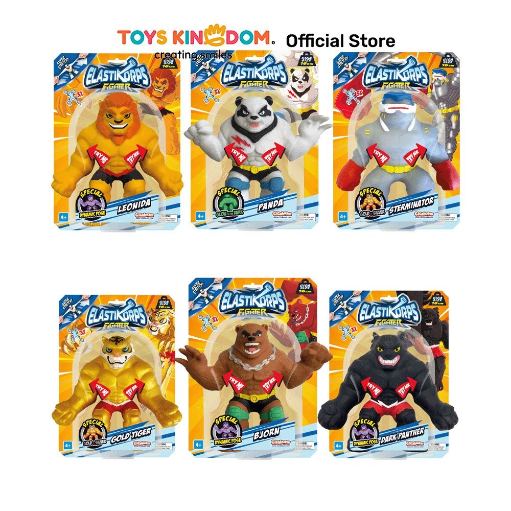 Jual Toys Kingdom Top Gear Figure Elastikorps Fighters Giga Random Toys ...