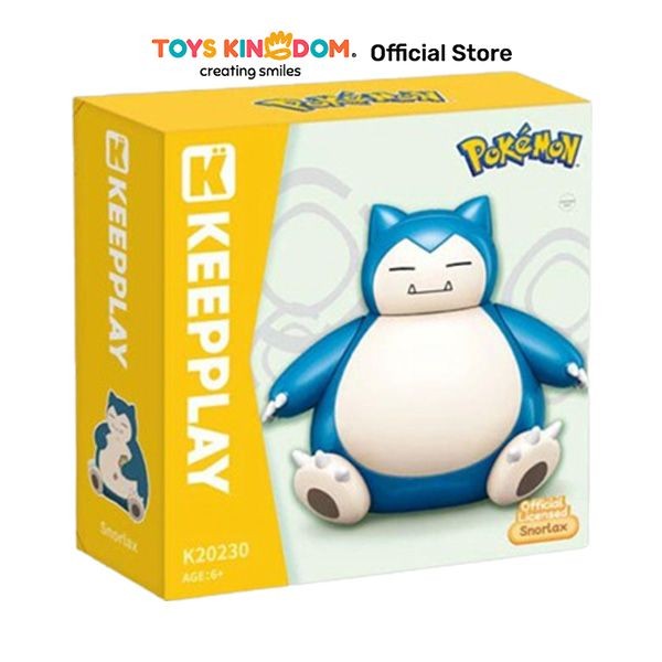 Jual Toys Kingdom Keepplay Figure Pokemon Kuppy Snorlax Kids Toy Toys Block Bricks Set Mainan ...
