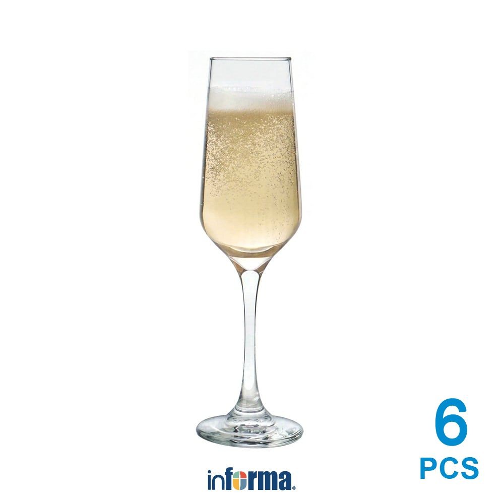 Jual Informa Libbey 220 ml Set 6 Pcs Brilliance Gelas Wine Wine ...