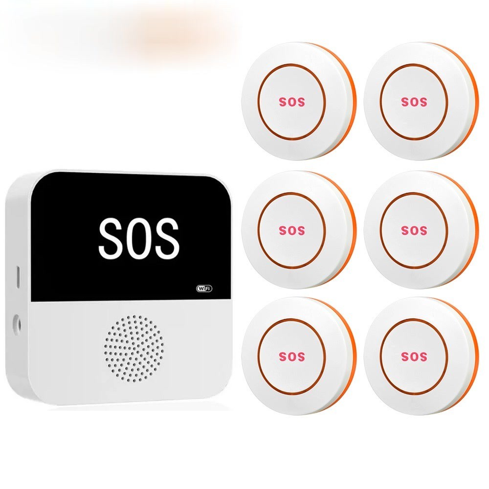 Jual Alarmest Tuya Smart WiFi Elderly Caregiver Pager SOS Call Button ...