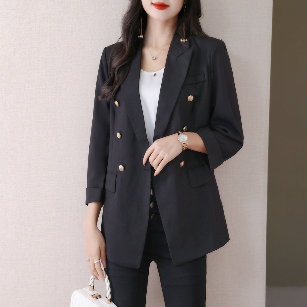 Jual Setelan Formal Wanita, Pakaian Bisnis Gaya Korea Ukuran Besar ...