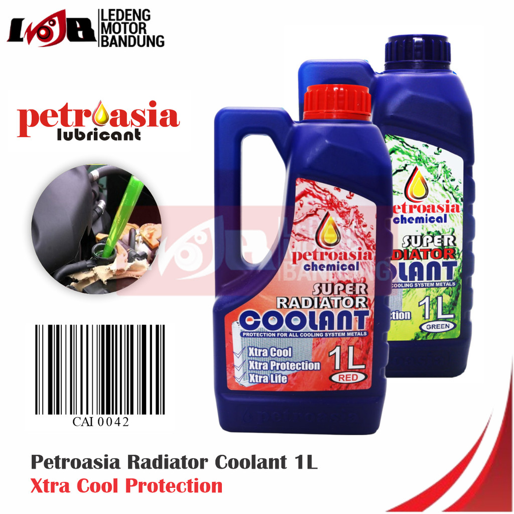 Jual Petroasia Air Radiator Coolant 1 Liter Cairan Pendingin Motor ...