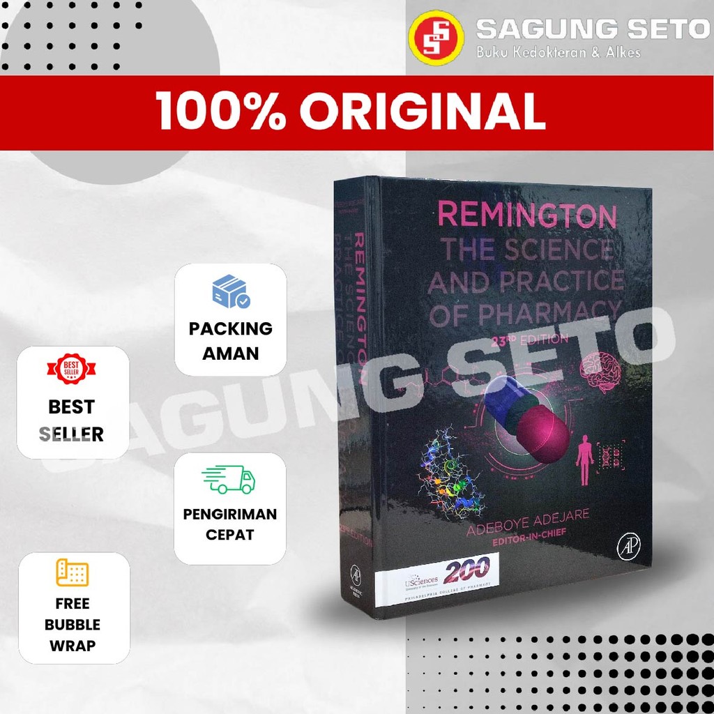Jual BUKU REMINGTON THE SCIENCE AND PRACTICE OF PHARMACY 23ED - ADEJARE ...