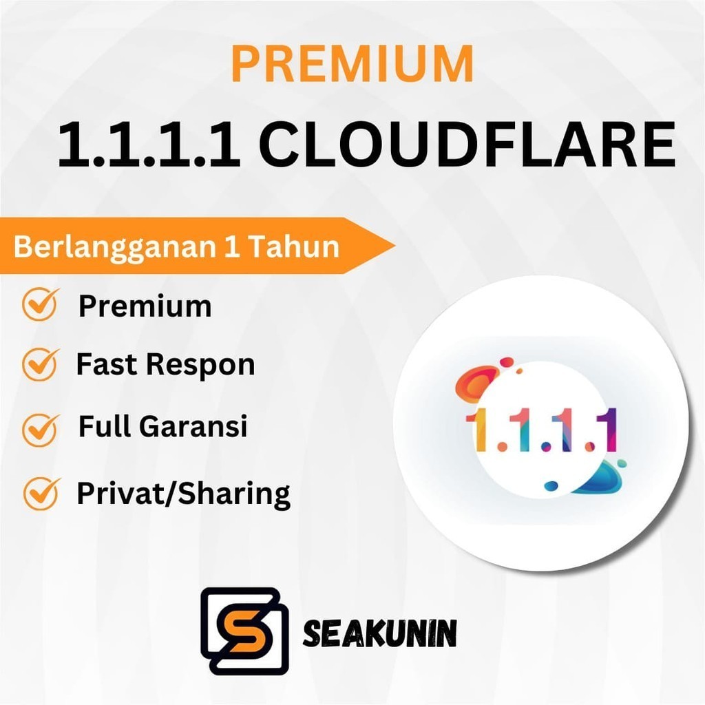 Jual Lifetime Cloudflare 1.1.1.1 Warp Vpn (12.000 TB) Premium License ...