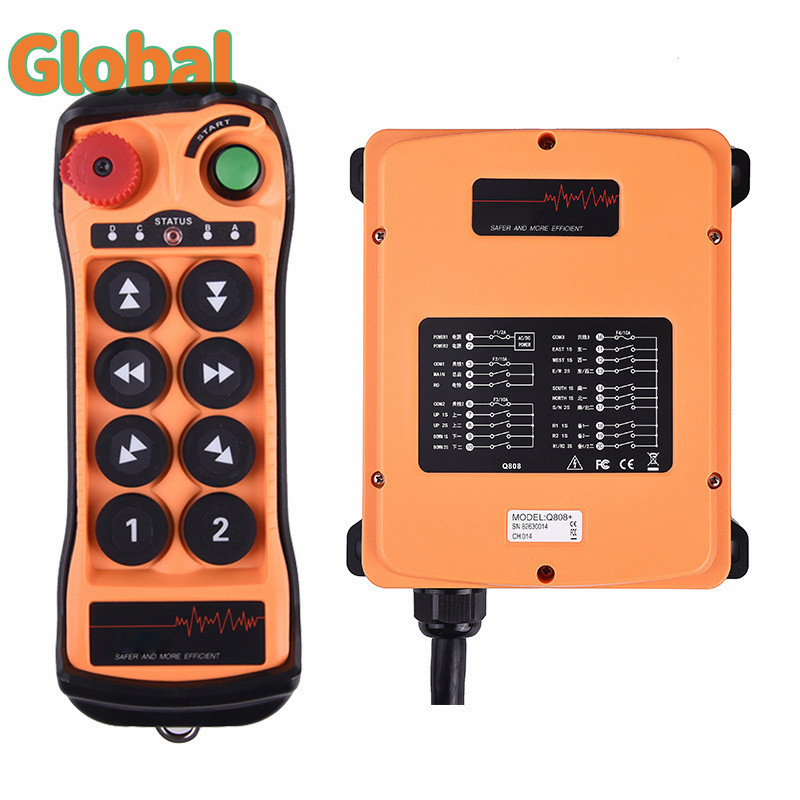 Jual Q808 Double speed Industrial Wireless Radio Crane Remote Control ...