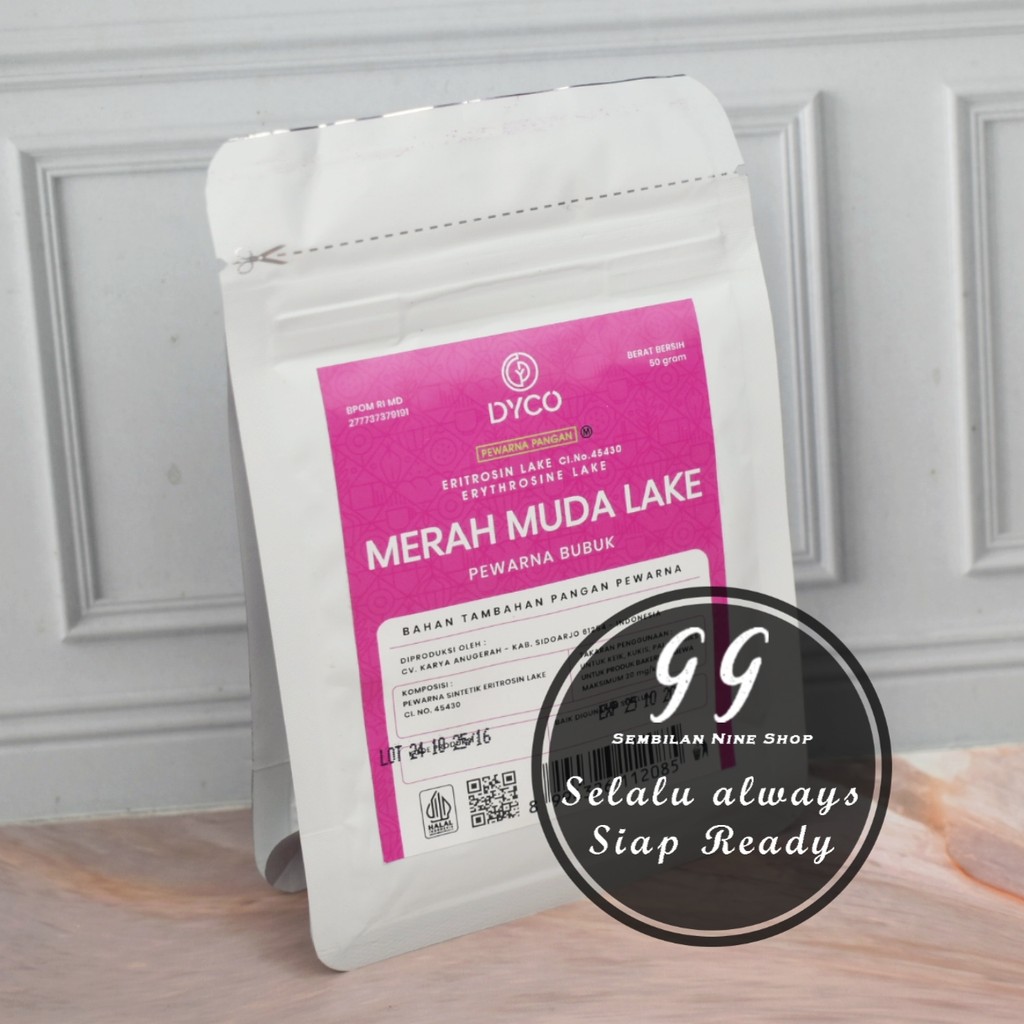 Jual DYCO PINK Merah MUDA LAKE Pewarna Bubuk 50 gram Oil Based FOOD ...