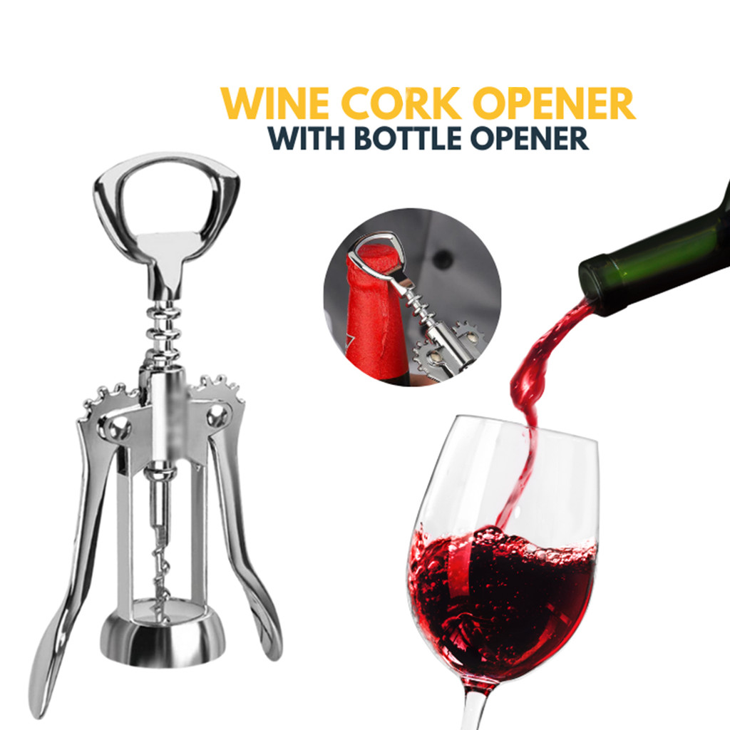 Jual Pembuka botol wine Portable pembuka botol bir bentuk sayap ...