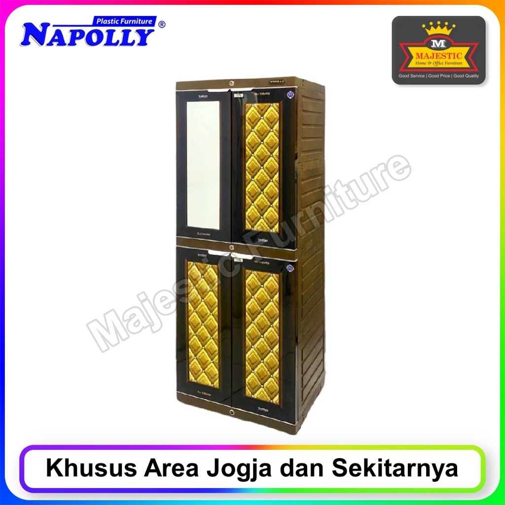 Jual Lemari Plastik Napolly iCAB 204 C ION SIX LB (Jogja) | Shopee ...
