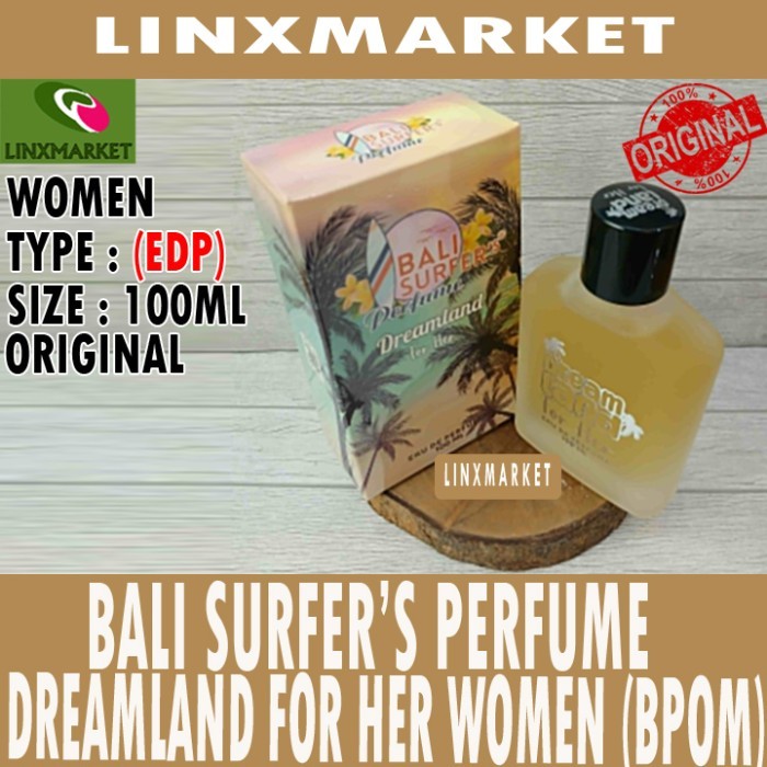 Jual BSP BALI SURFERS PERFUME DREAMLAND FOR HER WOMEN EDP EAU DE PARFUM ...