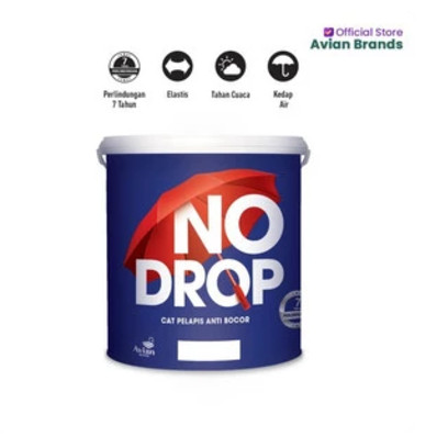 Jual CAT NO DROP NODROP ANTI BOCOR 1KG TEMBOK WATERPROFF GENTENG TALANG SENG ASBES PLAFON DAK ...