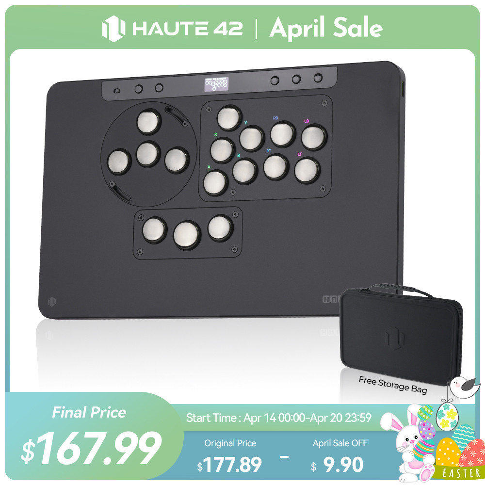 Jual Haute42 Arcade Leverless Controller HautePad X Stickless ...
